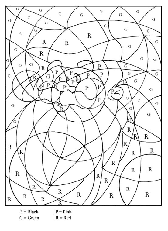 Color By Letter Coloring Pages Coloring Cool