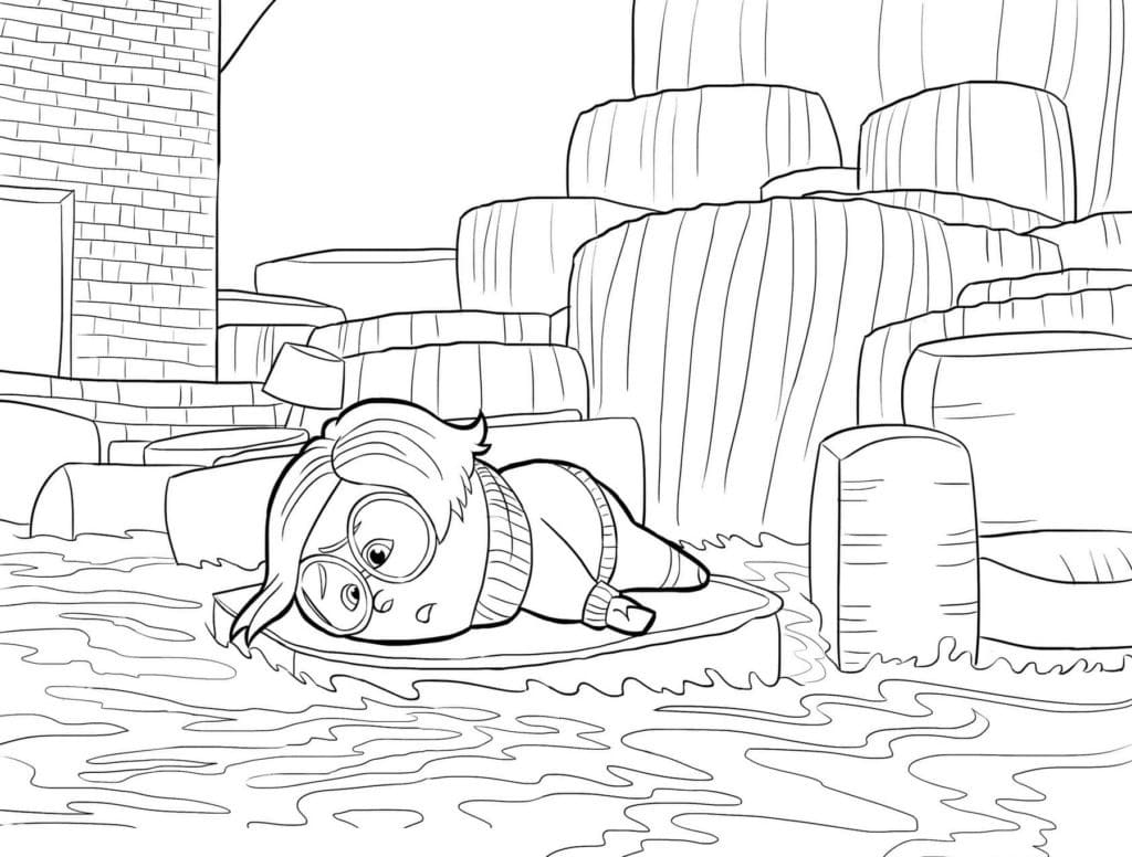 Sadness Is Sad Coloring Pages Coloring Cool